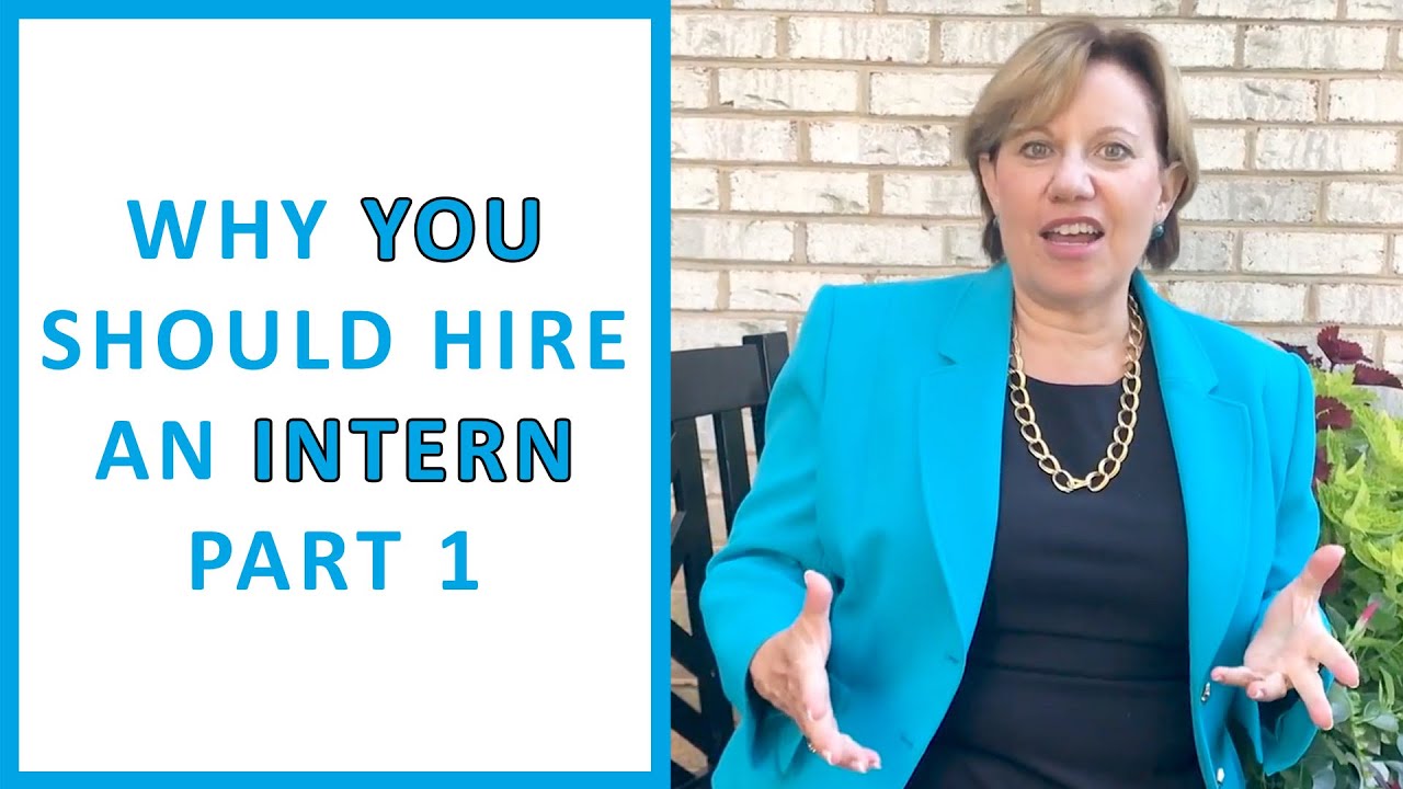 Why You Should Hire an Intern - YouTube