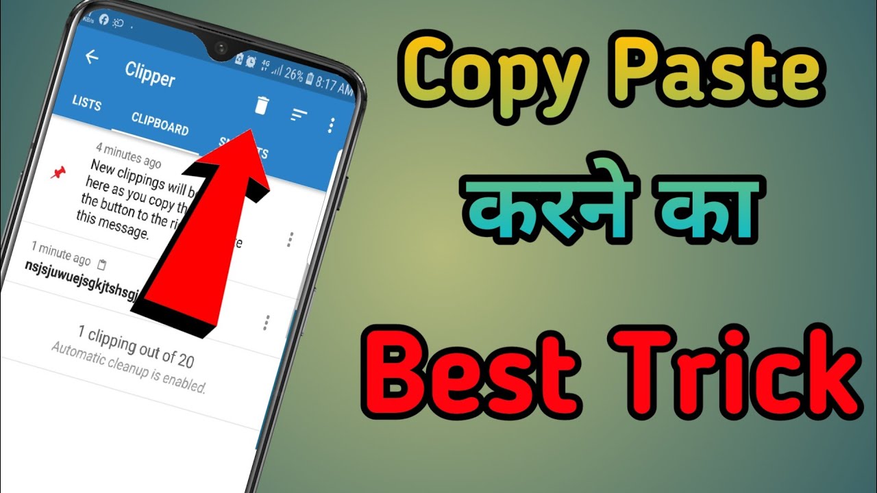 Copy Paste Karne Ka Sahi Tarika . || By Technical Deepak - YouTube