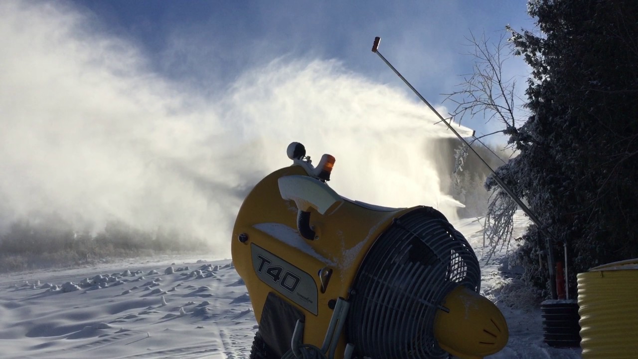 What Does a Snow Gun Sound Like? - YouTube