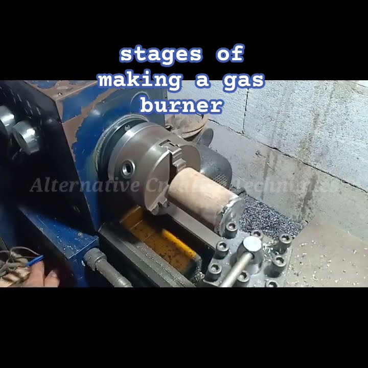 Stages of making a gas burner. - YouTube