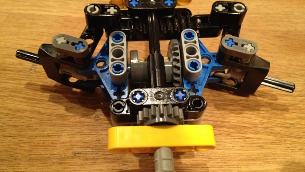 Lego pendular steering with differential drive, V1 - YouTube