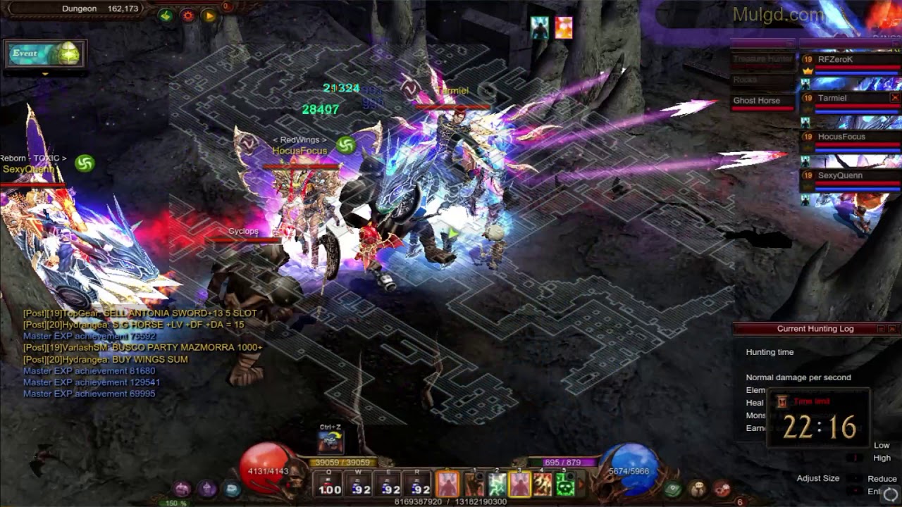 Mu season 15 / Evento Mazmorras Dungeon - YouTube