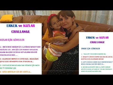 ERKEK ve KIZLAR CHALLANGE 2, KARŞI KARŞIYA KİM KAZANACAK , eğlenceli Alışveriş vlog videosu