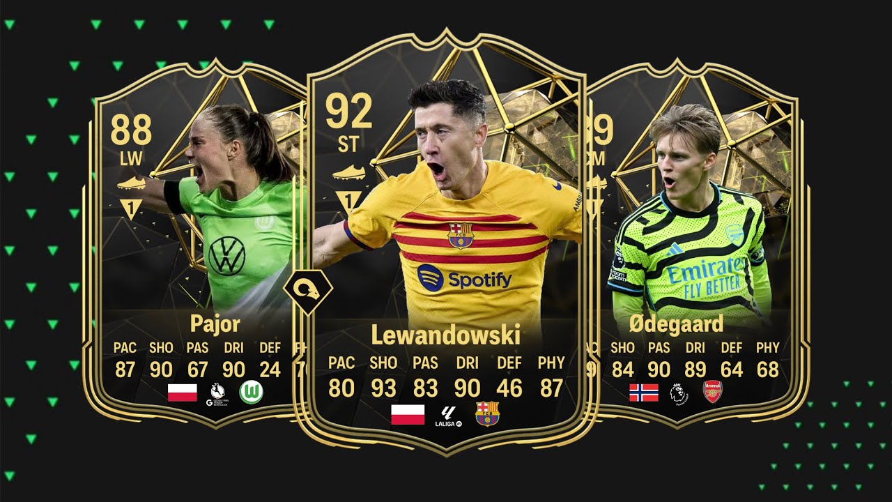 EAFC 24 TOTW 23 Predictions!! ft. Lewandowski, Pajor and Ødegaard ...