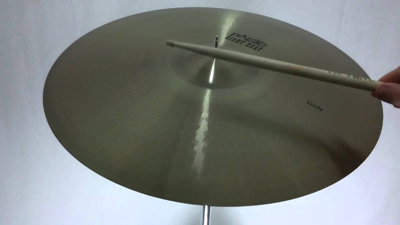 Paiste Giant Beat Thin Multi Cymbal 20" - YouTube