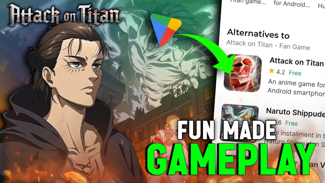 ATTACK ON TITAN Game Play🤯 Android/ AOT Final Battle/ I played attack ...
