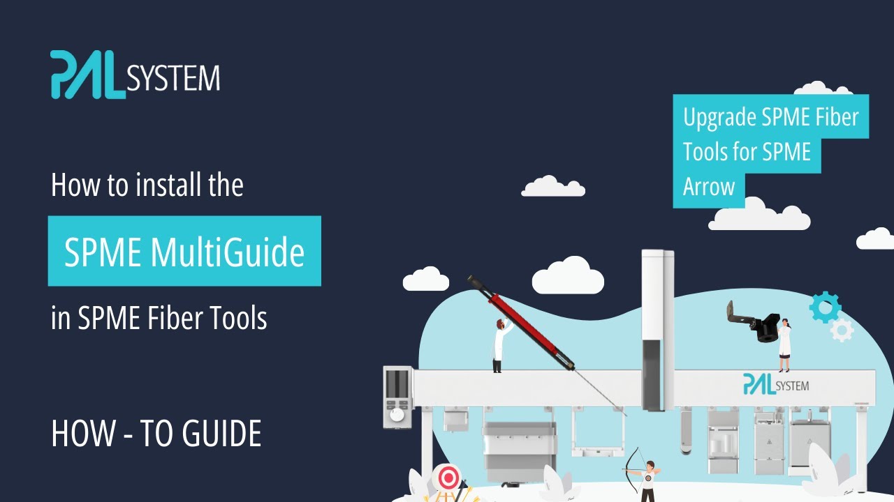 How to install the SPME MultiGuide on a SPME Fiber Tool #palsystem # ...