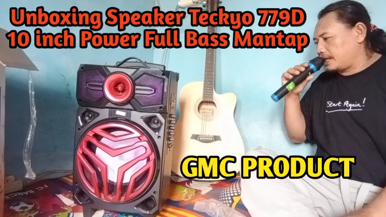 Unboxing Speaker mantap Teckyo 779D 10 inch GMC PRODUCT - YouTube
