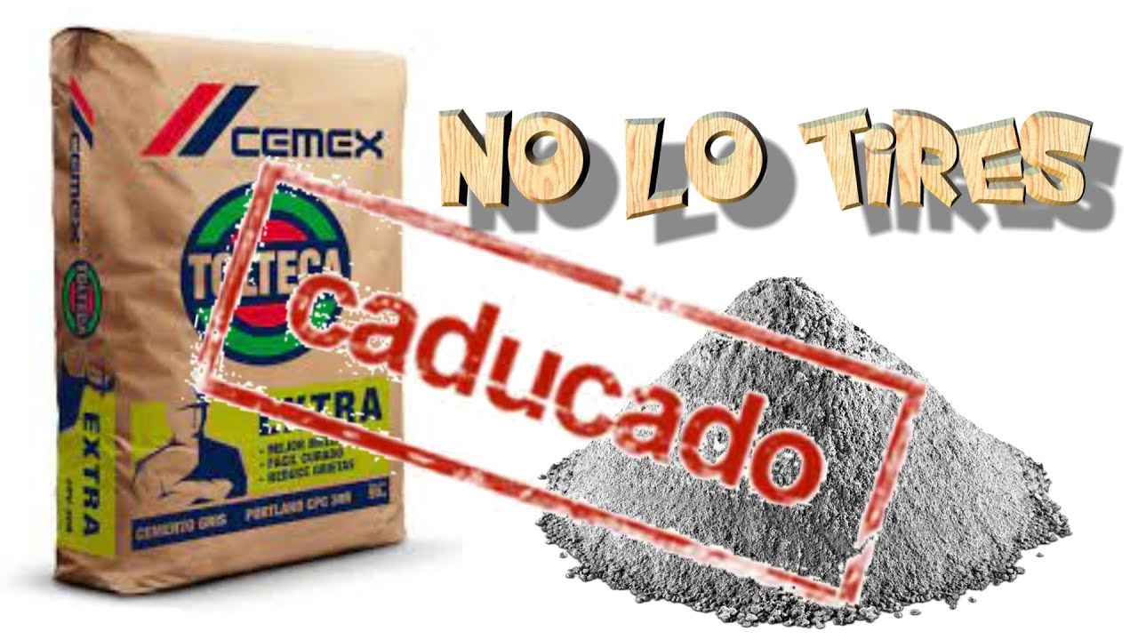 Que hacer con el cemento Caducado - No Tires el cemento caducado ...