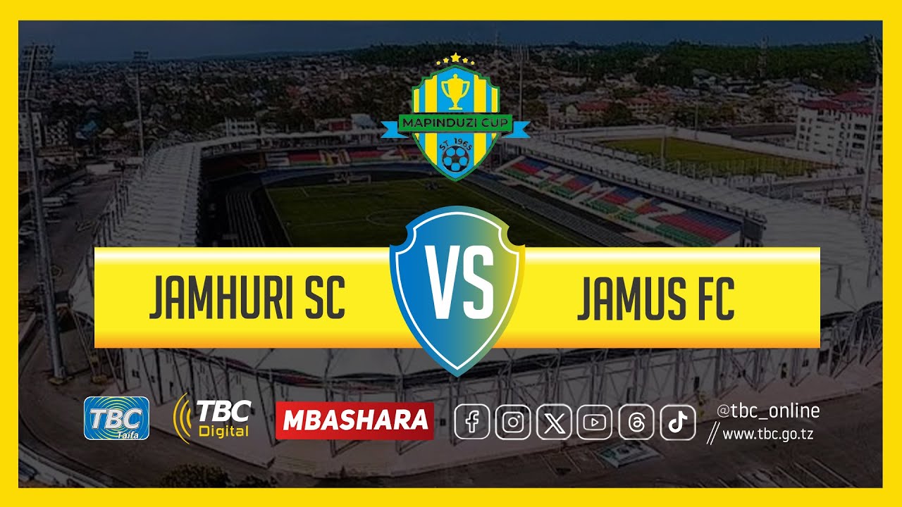 #TBCLIVE: JAMHURI SC (2) vs (1) JAMUS FC | NEW AMAAN COMPLEX, ZANZIBAR ...