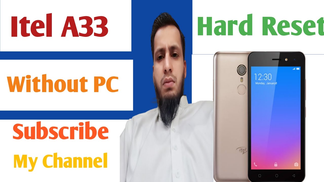 Itel A33 Hard Reset Pin Code Remove Without PC.. - YouTube