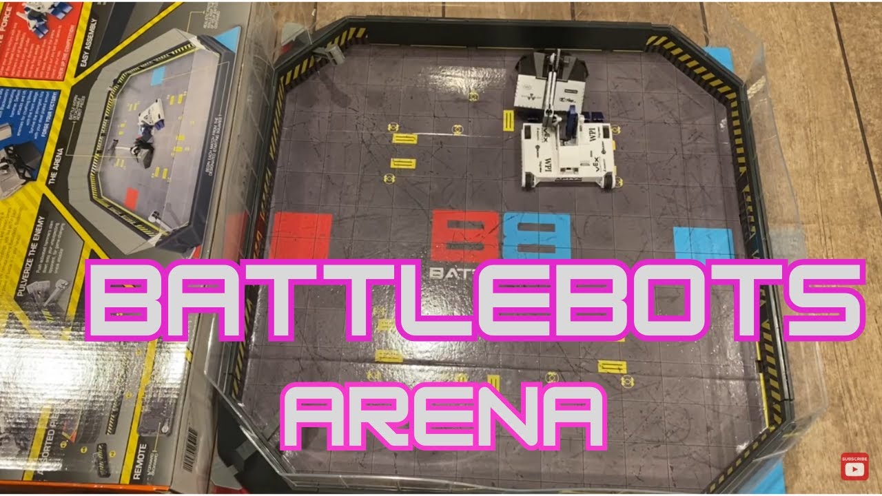 Hexbug Battle Bots Arena Bite Force and Blacksmith - YouTube