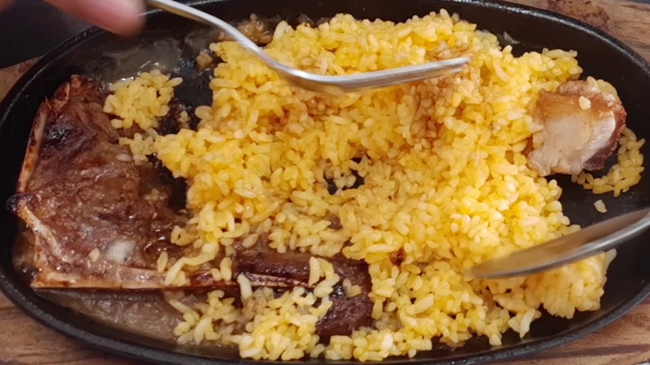 Filipino Food at Kaps Tapsi : Sizzling T-bone Steak , Lechon kawali ...