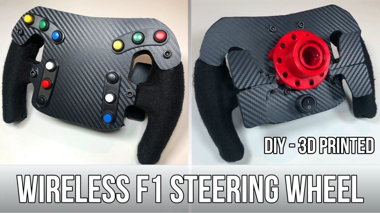 DIY WIRELESS F1 STEERING WHEEL WITH A QUICK RELEASE MECHANISM AND ...