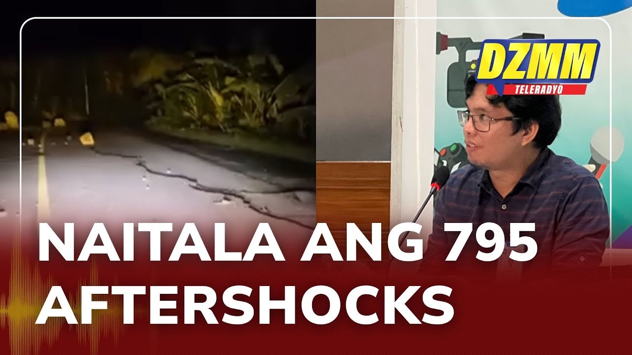 PHIVOLCS logs 795 aftershocks from Cebu quake | DZMM Teleradyo (01 ...