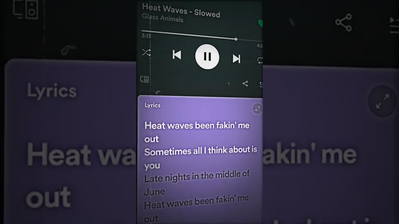 heat waves - spotify edit - YouTube