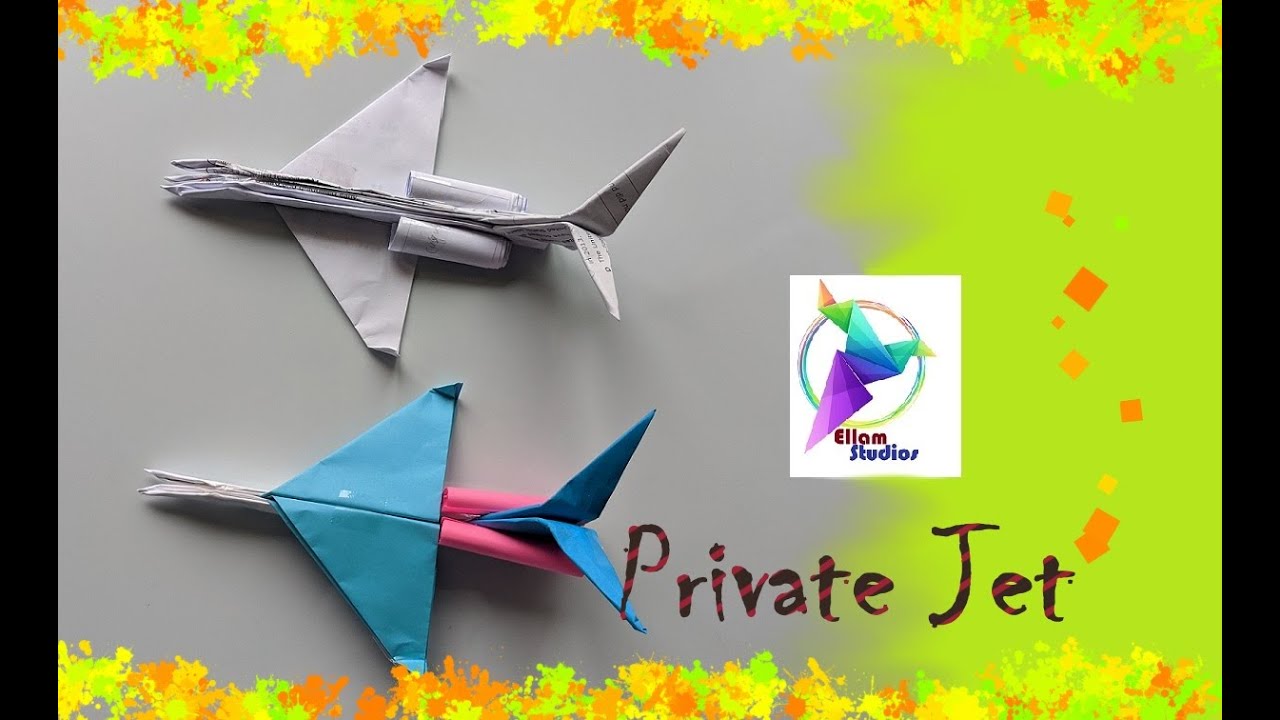 Origami Private Jet | Ellamuhilen | Ellam Studios - YouTube