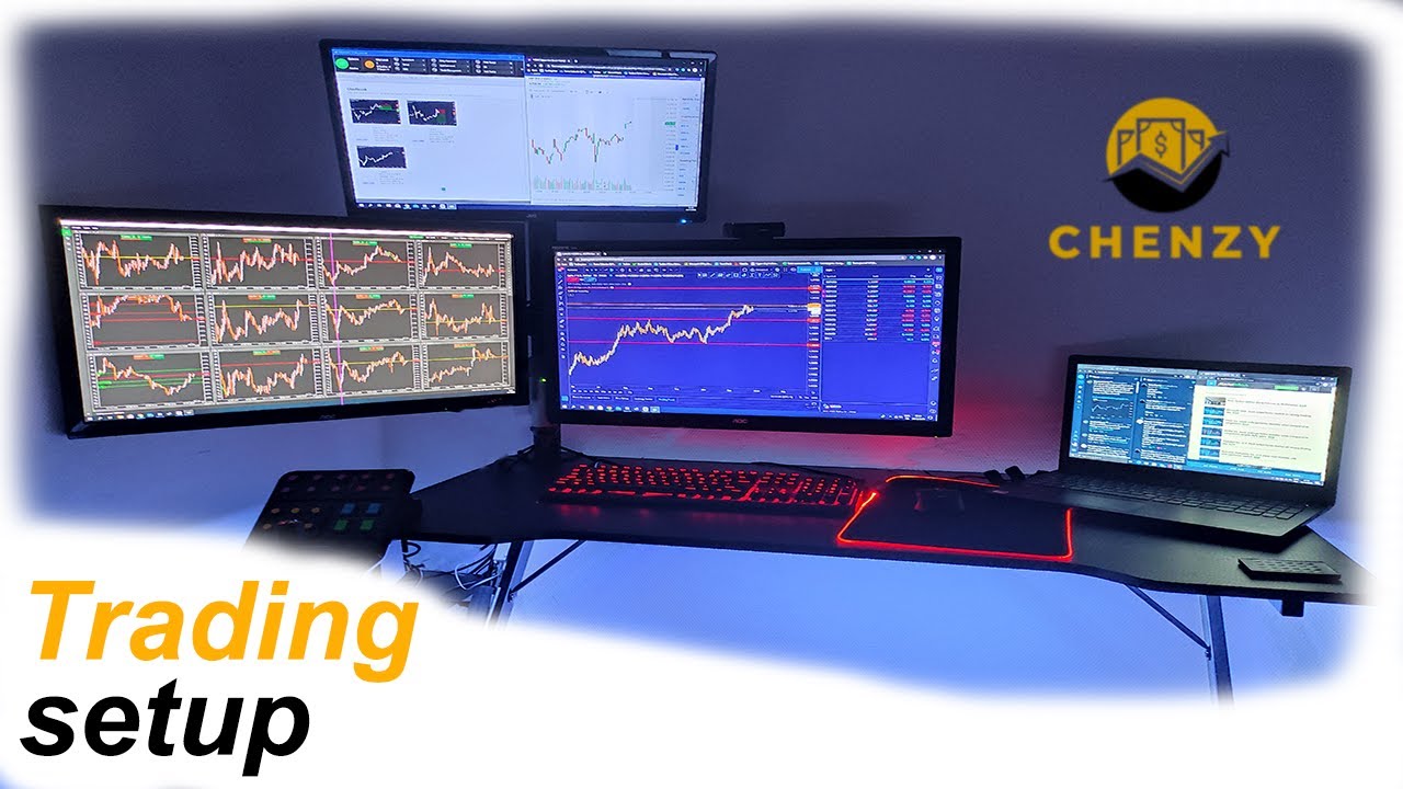 My Home Trading Office - YouTube