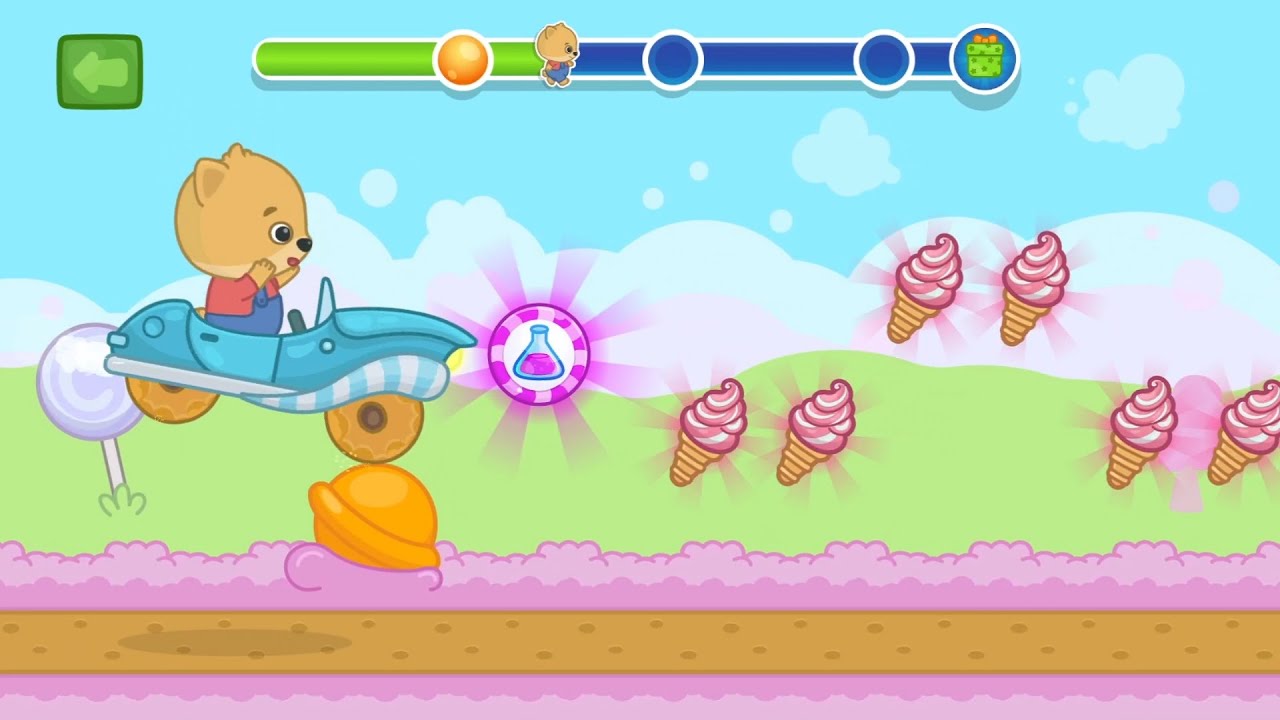 BIMI BOO CAR GAMES FRO KIDS, BABY TV LEARNING WITH FUN MUSIC (RACING ...