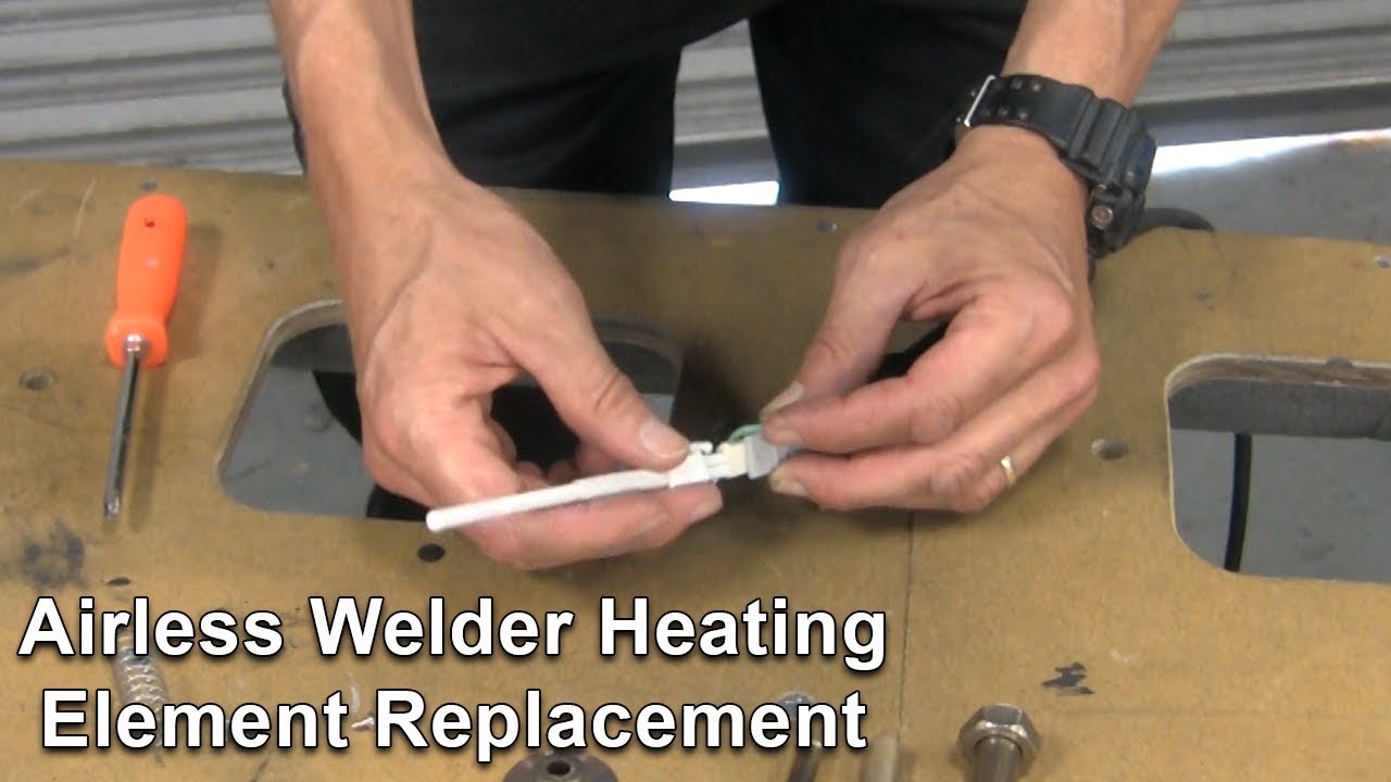Element Replacement for an Airless Plastic Welder - YouTube