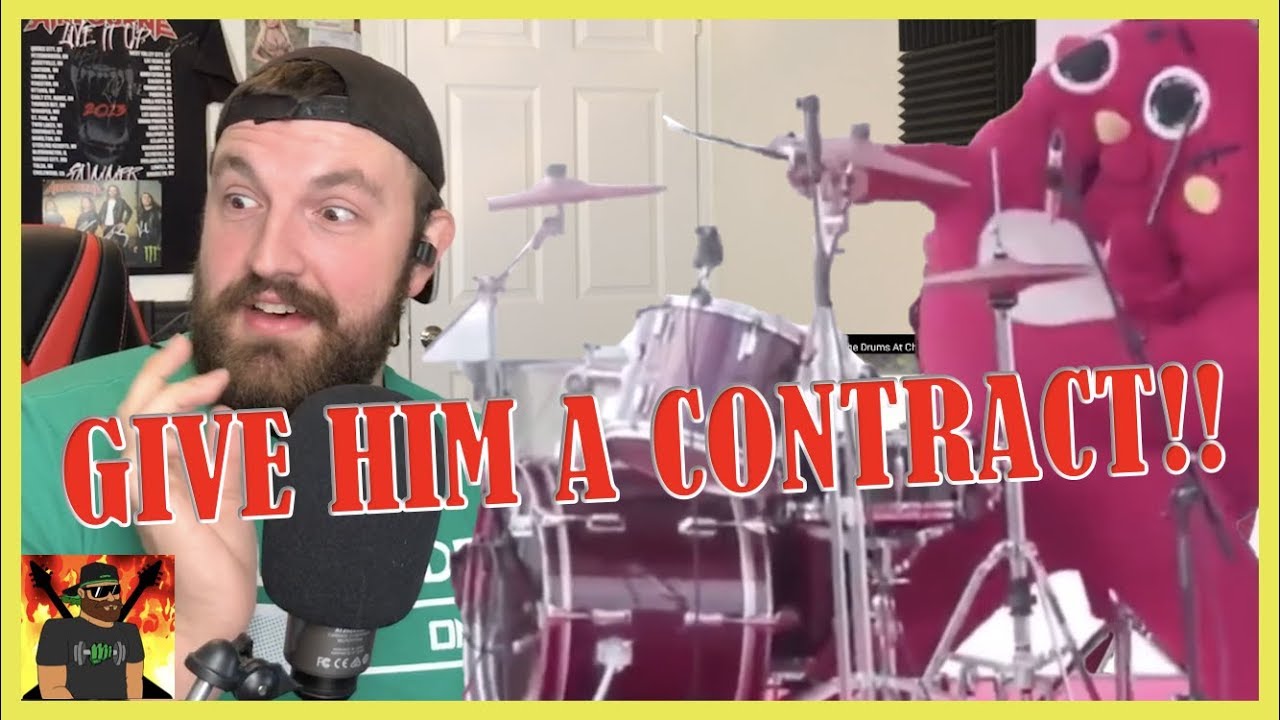 He Wins The Drums!! | Costumed Person Destroys The Drums At Children’s ...