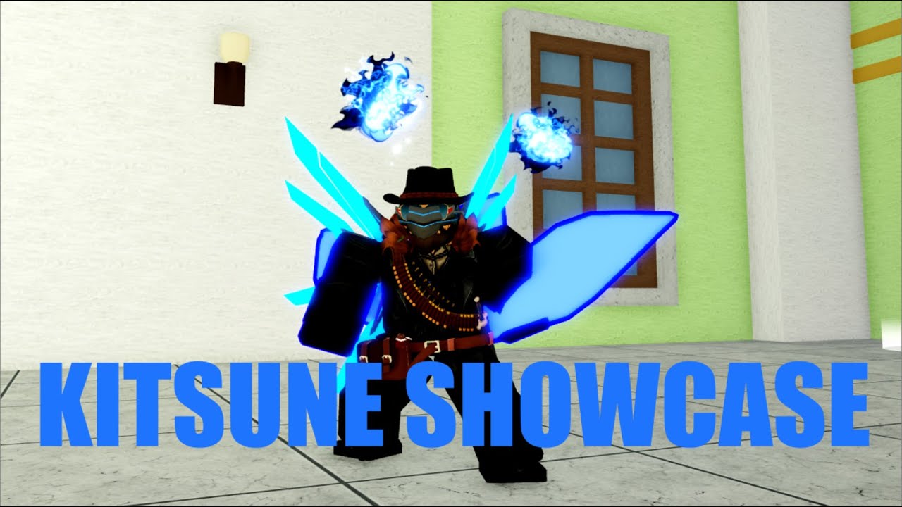 Kitsune Showcase And Vs Buddha Blox Fruits Youtube