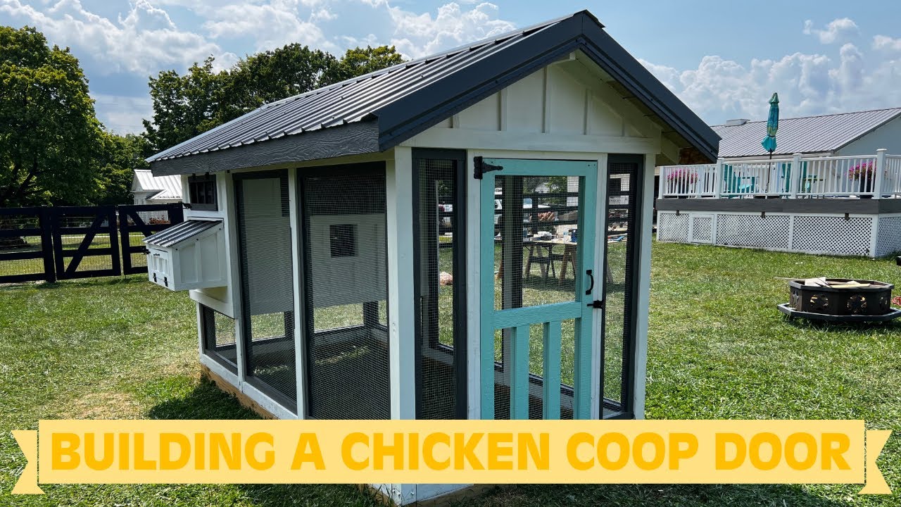 The Ultimate Chicken Coop Door (DIY) - YouTube
