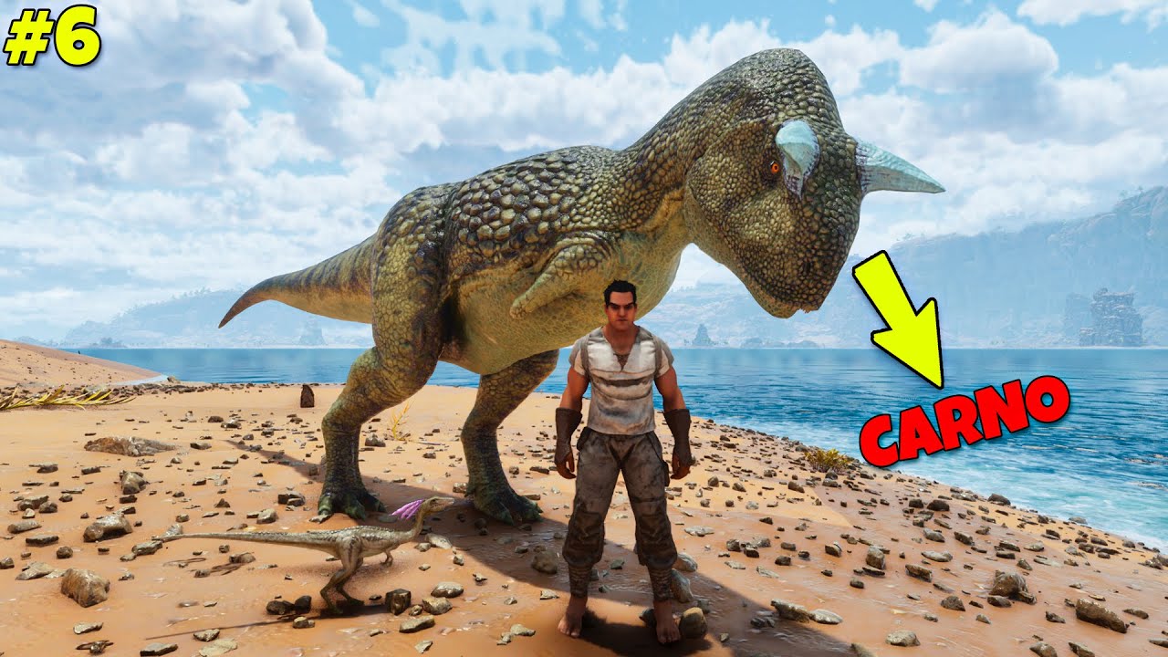 FINALLY I TAME A CARNOTAURUS | ARK SURVIVAL ASCENDED GAMEPLAY #6 - YouTube