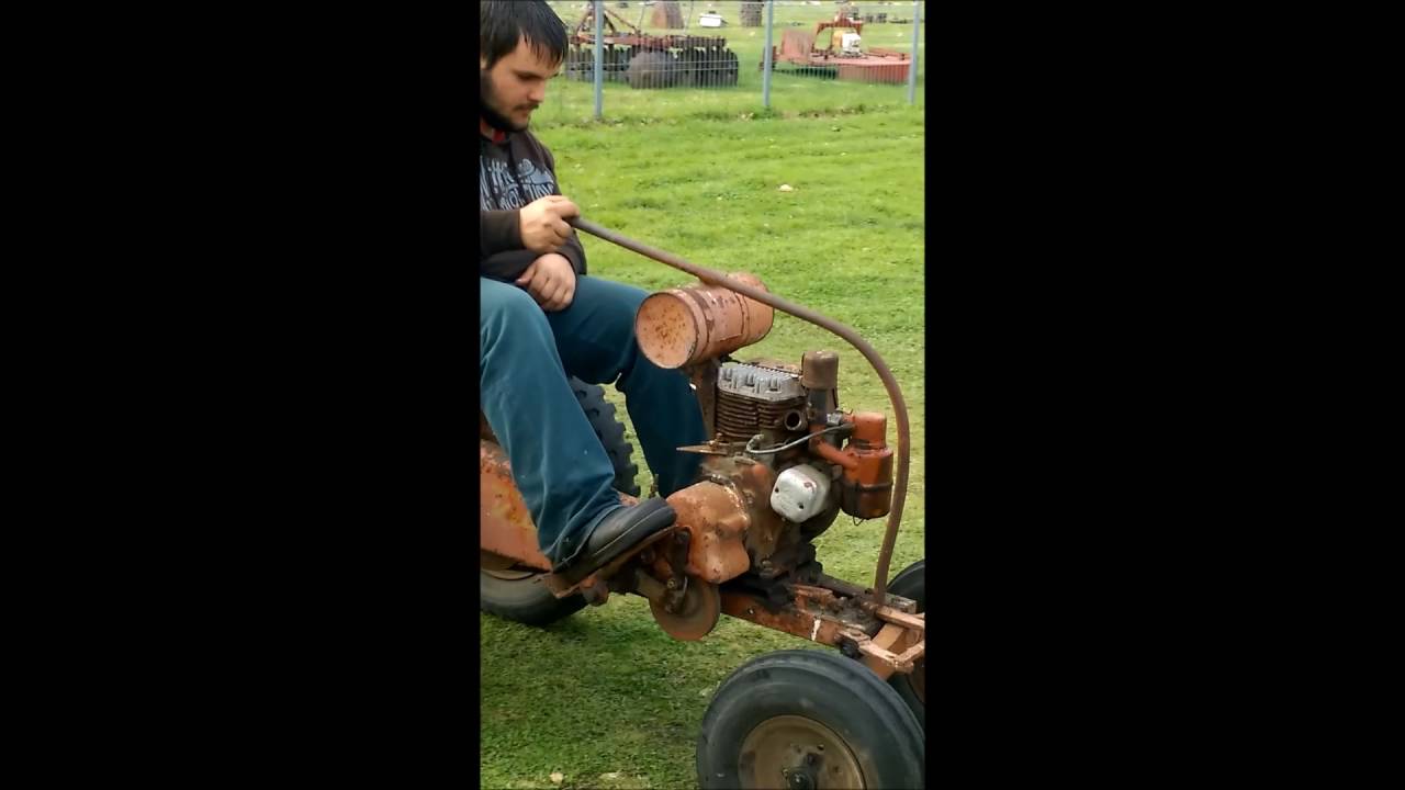 1950's Howard Kelpie Tractor Working - YouTube