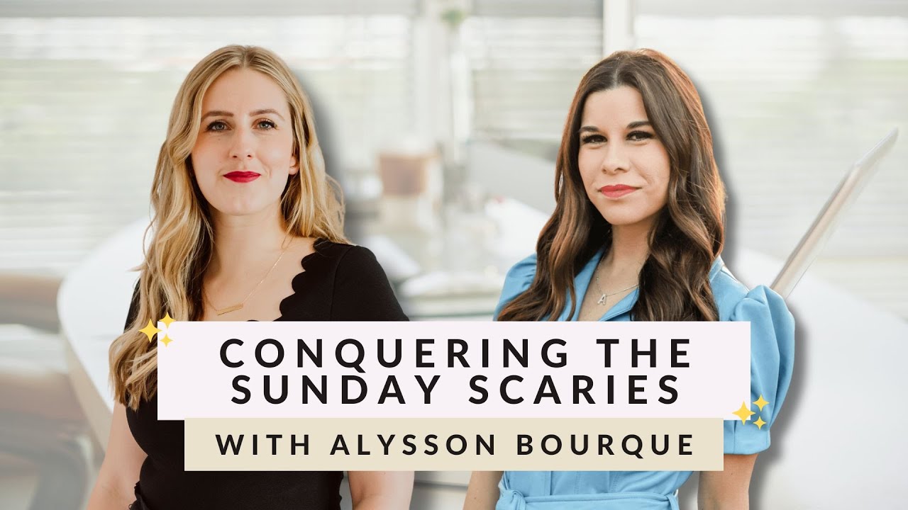 Conquering the Sunday Scaries with Author Alysson Bourque - YouTube