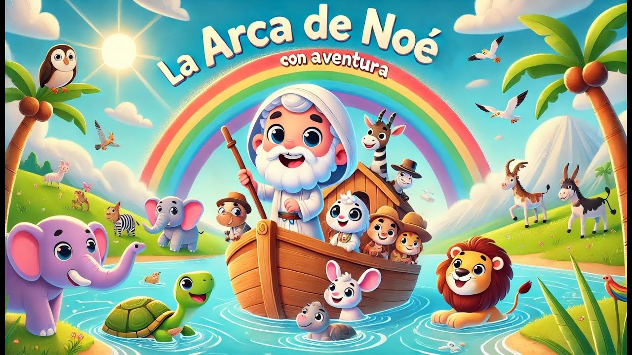 La Arca de Noé con Aventura | Canciones para niños Cristianas ...