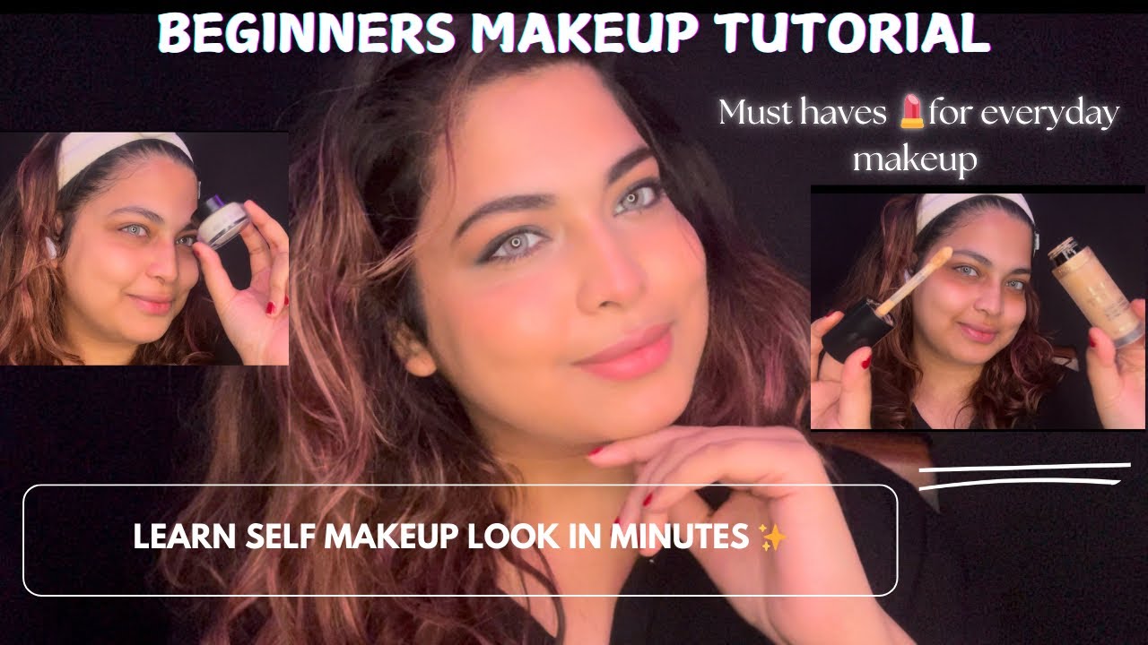 Beginners makeup tutorial💄| step by step makeup for everyday makeup ...