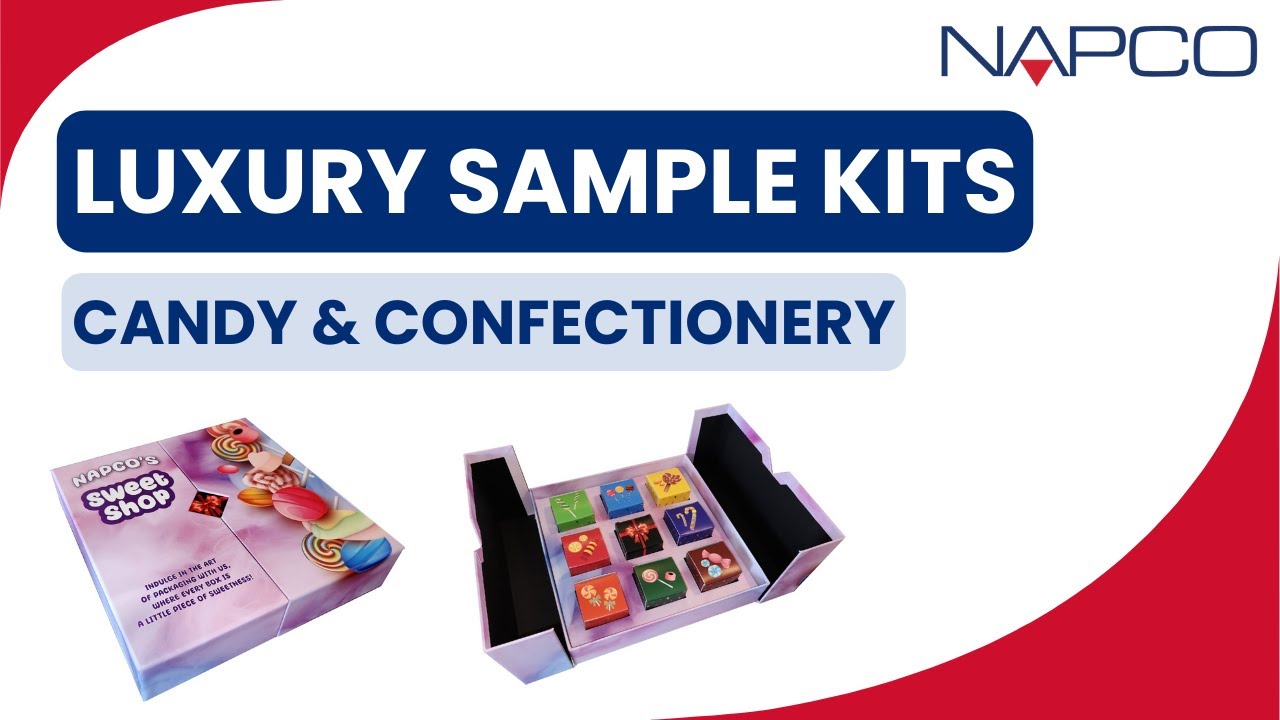 Luxury Sample Kits Candy and Confectionery by NAPCO USA - YouTube