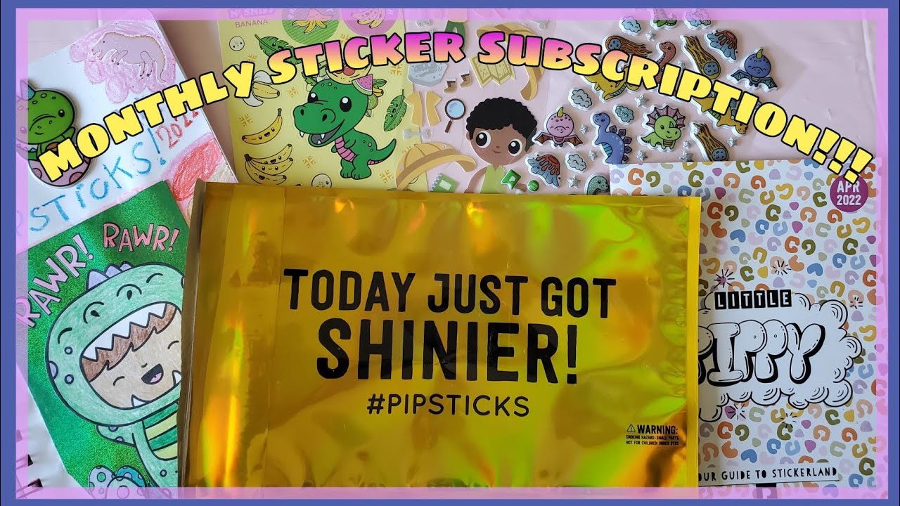 Monthly Sticker Subscription!!! #ageregression #agere - YouTube