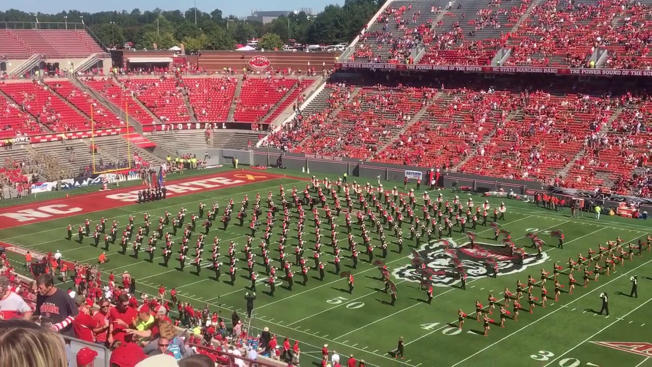 Nc State Marching Band Pre Game - YouTube