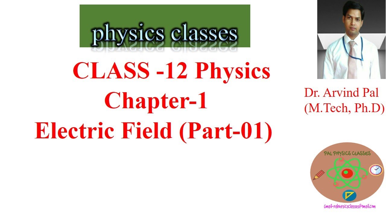 Electric Field CLASS -12 Physics Chapter-1 (Part-01) - YouTube
