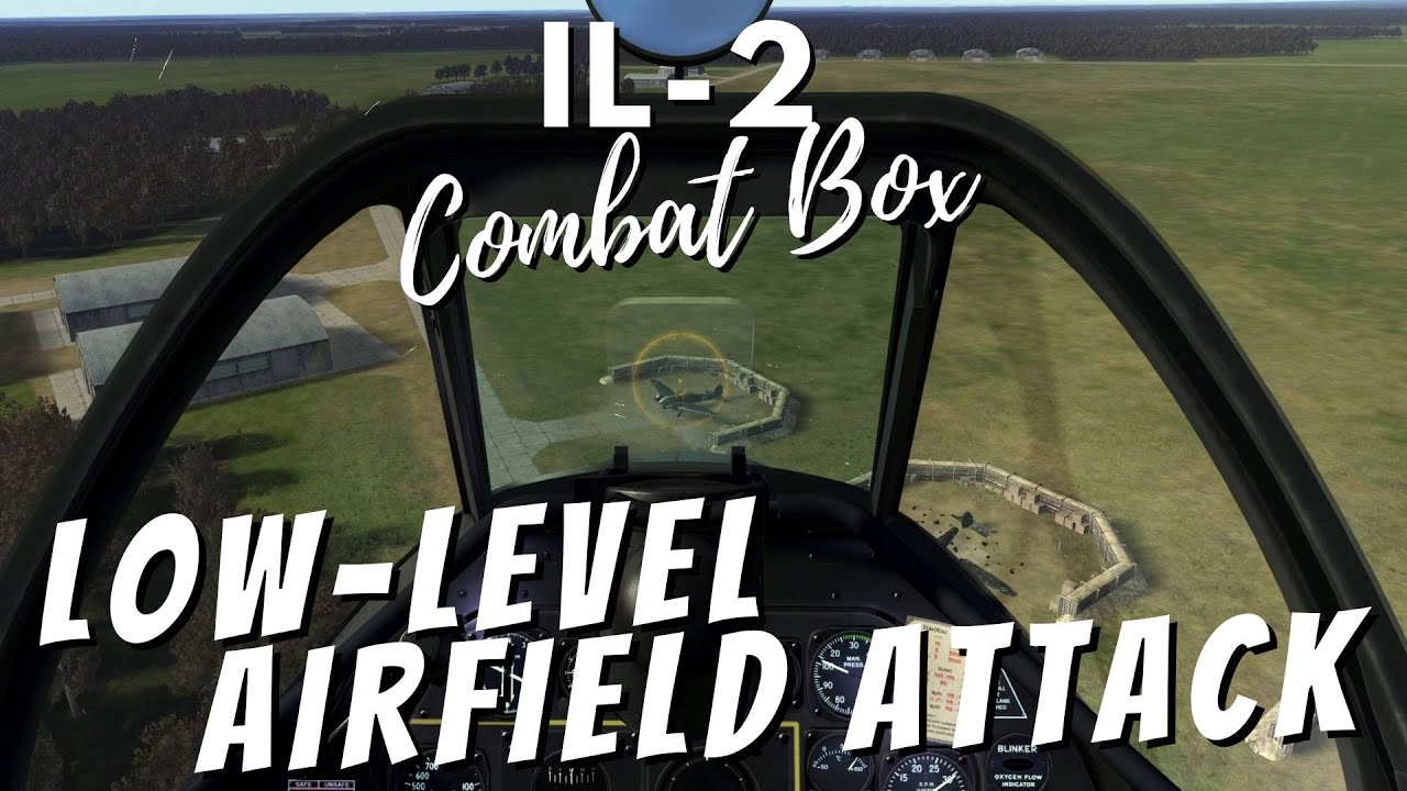 IL-2 Combat Box Server - Low Level Airfield Attack - YouTube