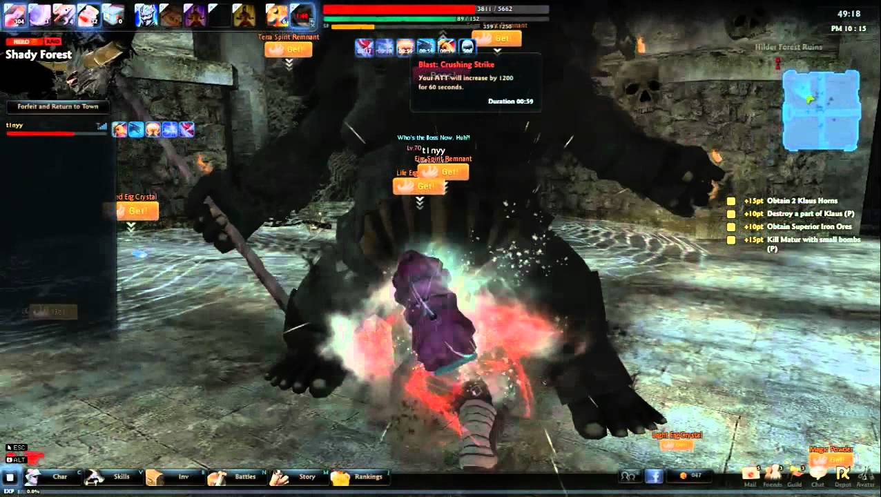 [Vindictus] Cestus Karok Solo Klaus Hero Part 1 - YouTube