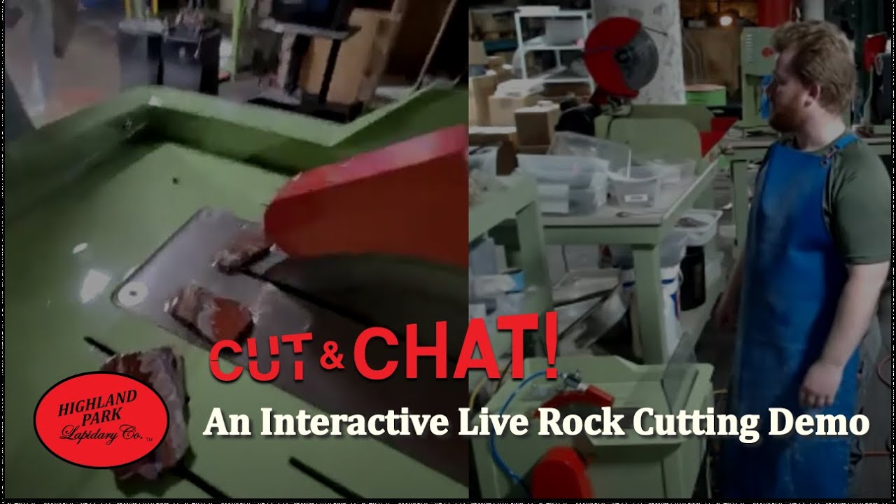 CUT & CHAT | An Interactive Live Rock Cutting Demo - YouTube