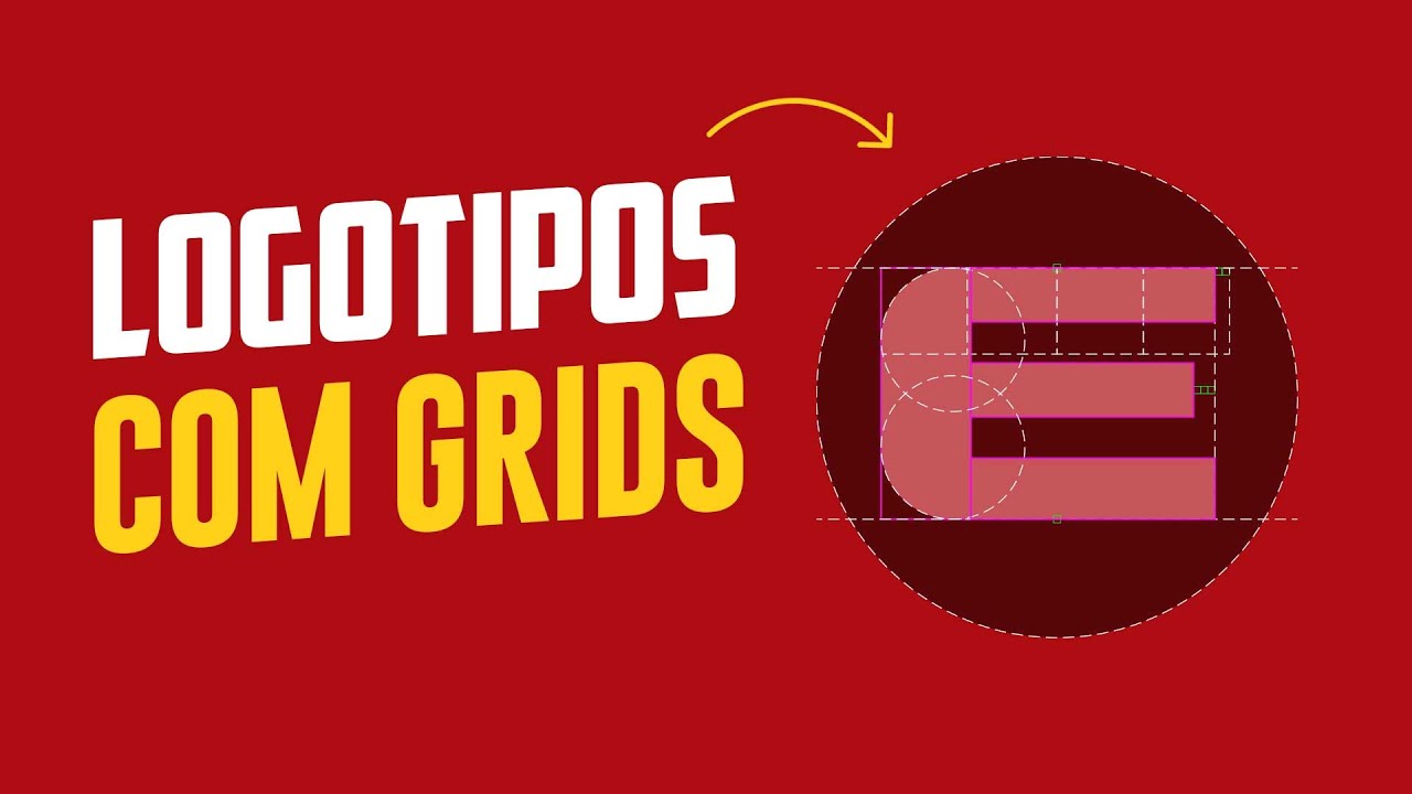 Como CRIAR um LOGOTIPO USANDO GRIDS / ANÁLISE de logo - YouTube