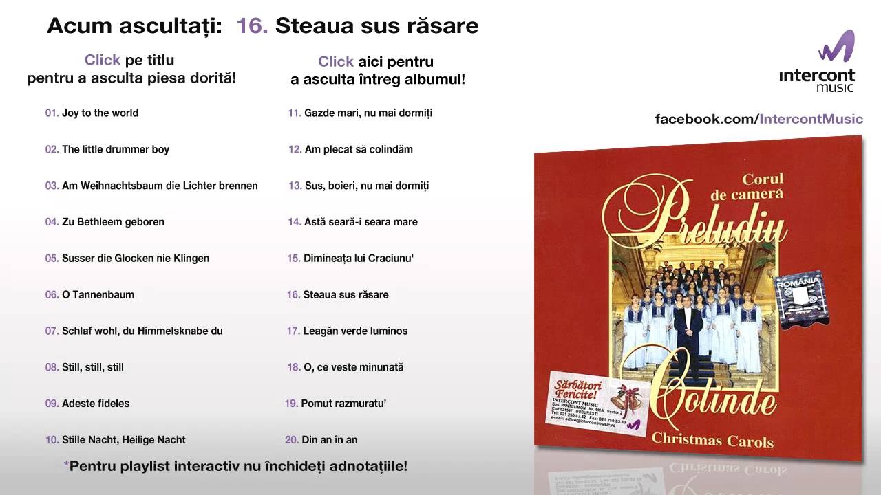 Corul de cameră Preludiu - Steaua sus răsare (16/20) [Colinde ...