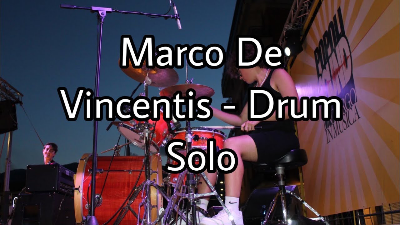Marco De Vincentis - Drum Solo - Live at Popoli Sound - YouTube