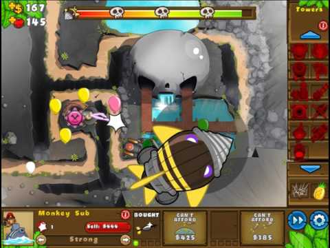 BTD5 The Dreadbloon: Skull Peak - YouTube