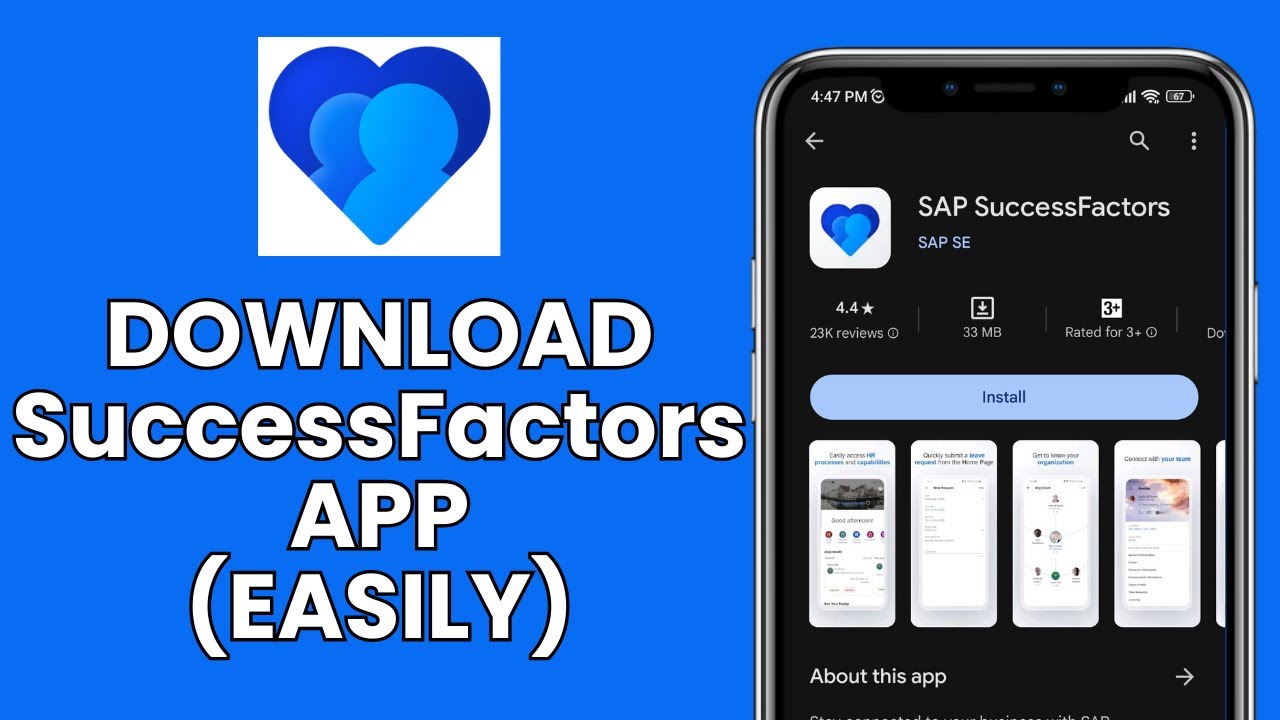 SuccessFactors App Install: How to Download or Install the ...