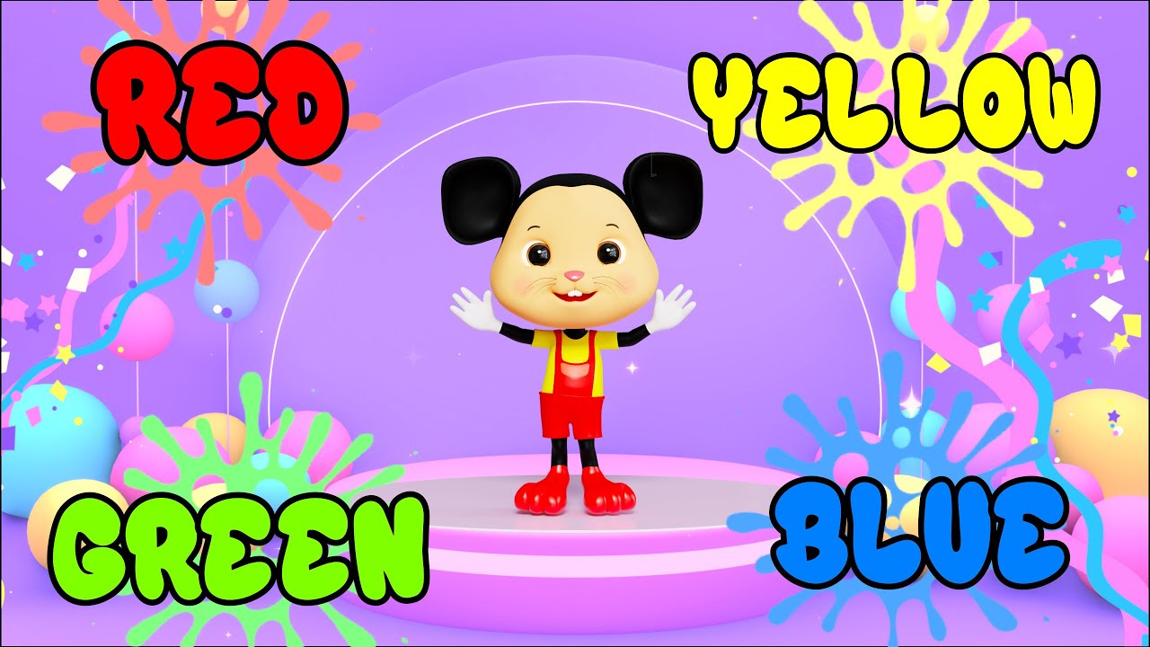 The color song | miki and mini dance color song - YouTube