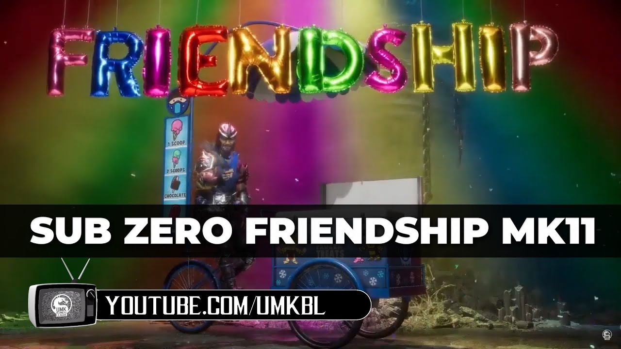 Mk11 New Sub Zero Friendship Revealed kombat pack 2 - YouTube