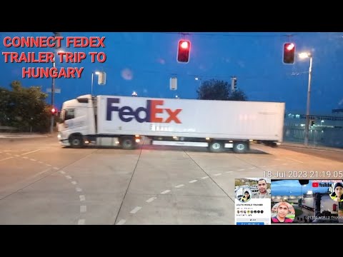 from parking to Wien FedEx trip to Hungary Budapest - YouTube