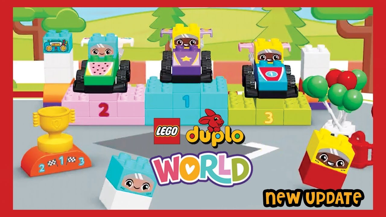 LEGO DUPLO WORLD - New Update Build your race car in the DUPLO ...