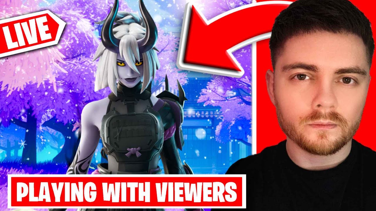 🔴 LIVE - PLAYING FORTNITE WITH VIEWERS! Winning In Squads - YouTube