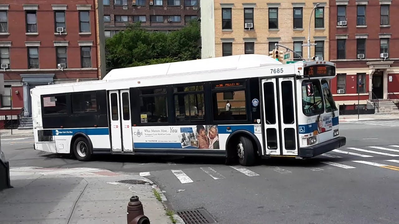 MTA: 2003 Orion VII 07.501 Gen-2 OG CNG Low Floor [7685] Bx36 bus - YouTube